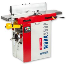 Axminster afretter- og tykkelseshøvl AW2260Smed spiralkutter